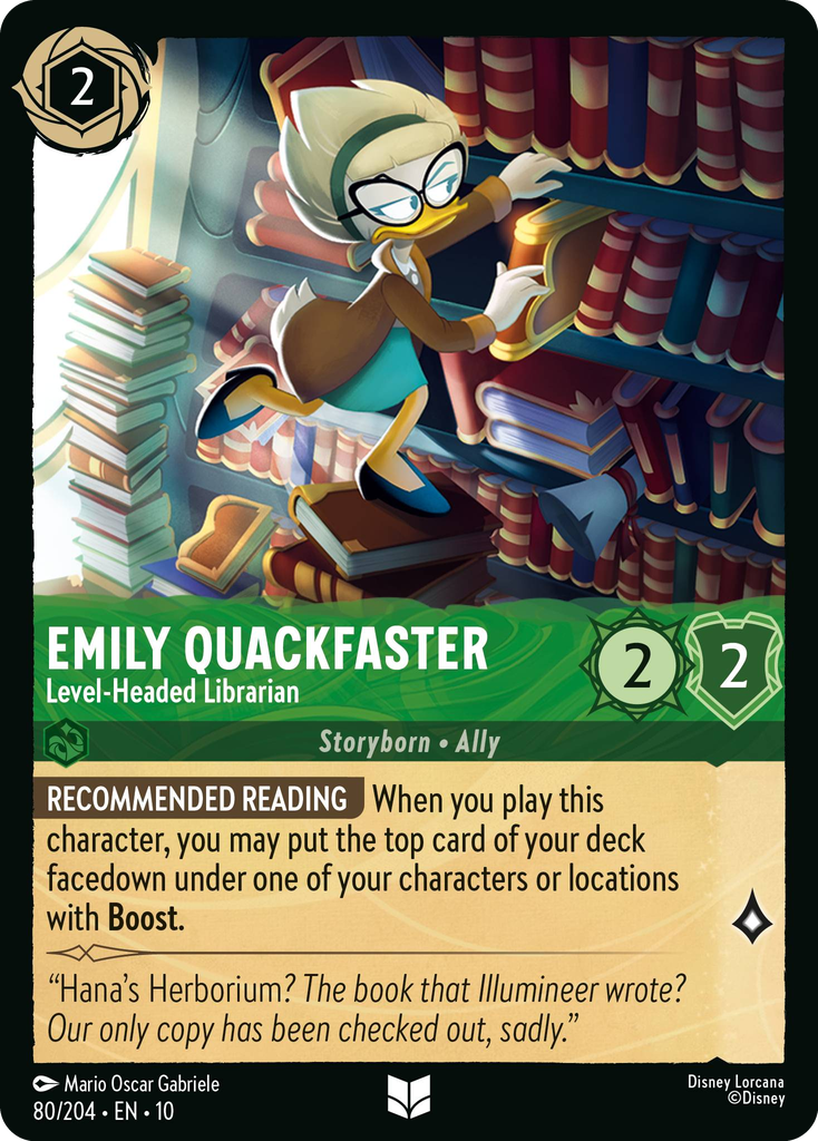 Emily Quackfaster - Level‐Headed Librarian | Magic Madhouse