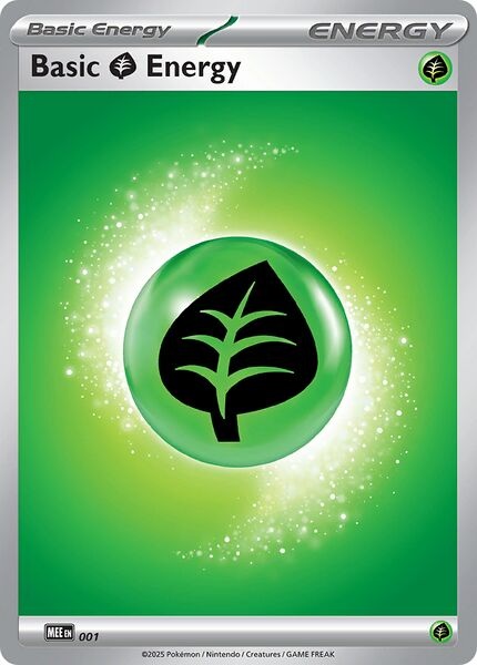 Mega Evolution MEE EN01 Basic Grass Energy (Non-Holo) | Magic Madhouse