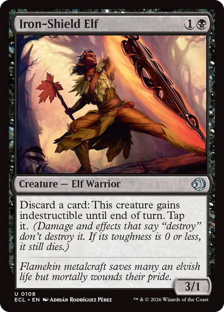 Iron-Shield Elf (Foil) | Magic Madhouse