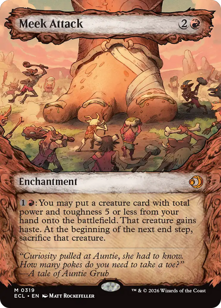 Meek Attack (Fable Frame Foil) | Magic Madhouse