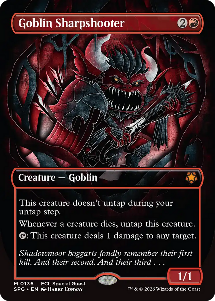 Goblin Sharpshooter (Borderless Foil) | Magic Madhouse