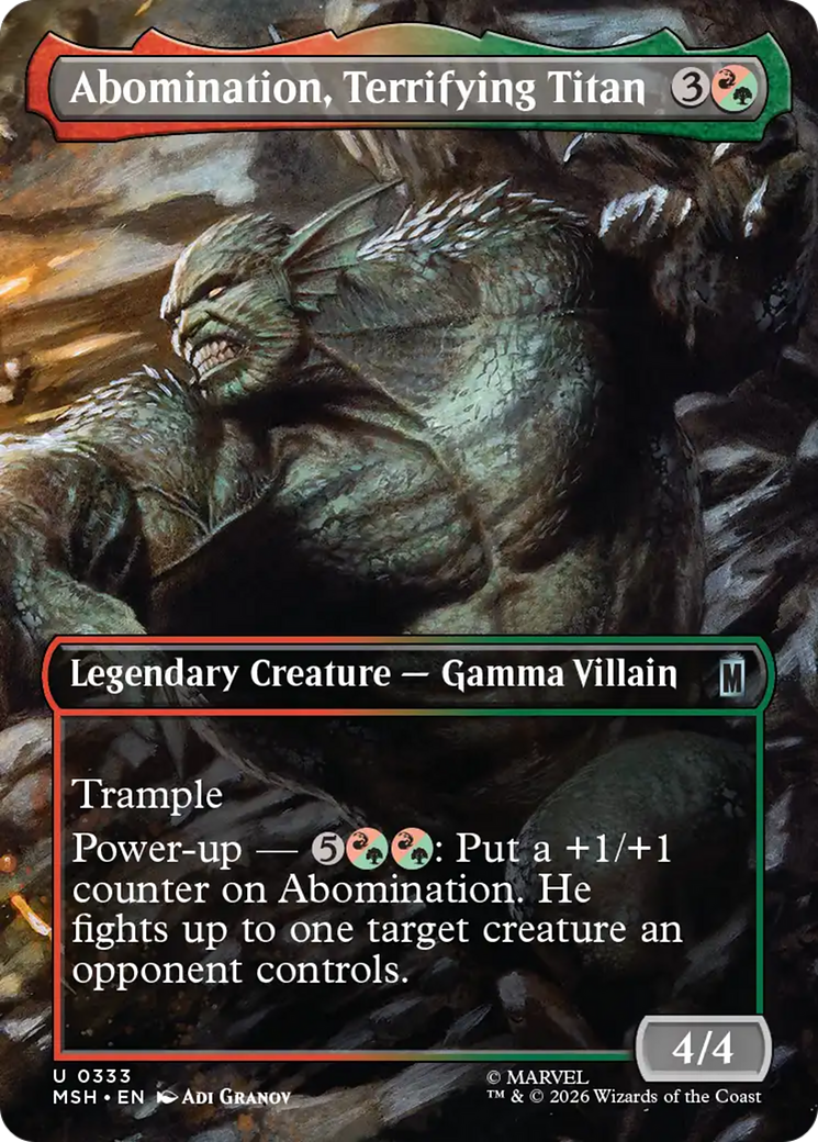 Abomination, Terrifying Titan (Borderless Scene) | Magic Madhouse
