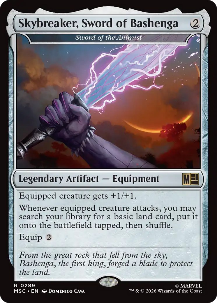 Sword of the Animist [Skybreaker, Sword of Bashenga] (Surge Foil ...