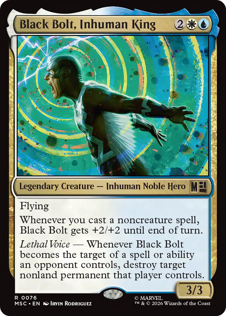 Black Bolt, Inhuman King (Surge Foil) | Magic Madhouse