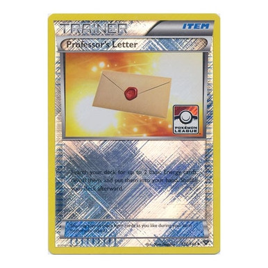 XY Base Set 123/146 Professor's Letter (League Promo) | Magic Madhouse