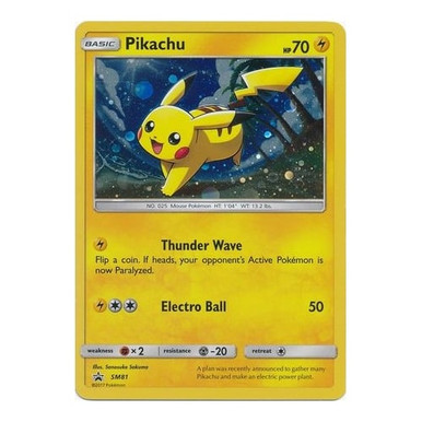 Sun & Moon Promo SM081 Pikachu | Magic Madhouse