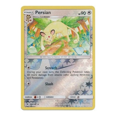 SM Burning Shadows 102/147 Persian (Reverse Holo) | Magic Madhouse