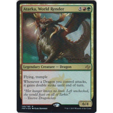 Atarka, World Render (Fate Reforged Prerelease foil) | Magic Madhouse
