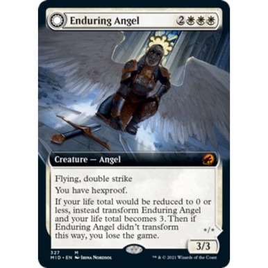 Enduring Angel // Angelic Enforcer (Extended Art foil) | Magic Madhouse