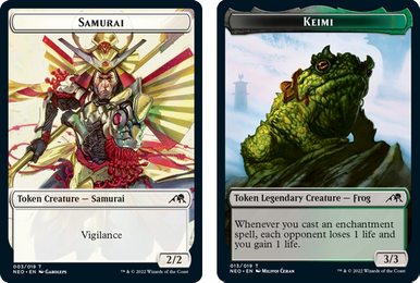 Kamigawa: Neon Dynasty - Samurai / Keimi Token (foil) | Magic Madhouse