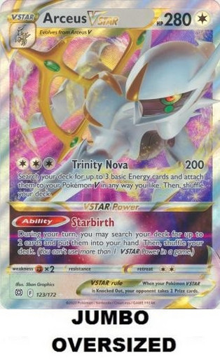 JUMBO Brilliant Stars 123/172 Arceus VSTAR | Magic Madhouse