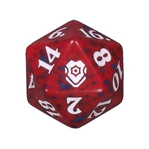 Magic Commander Legends: Battle for Baldur's Gate Spindown Dice - Red ...