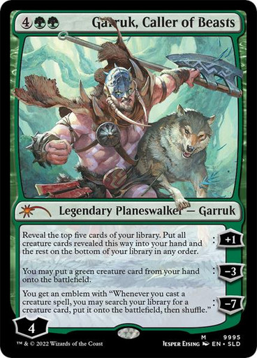 Garruk, Caller of Beasts (Secret Lair - Finally! Left-Handed Magic ...