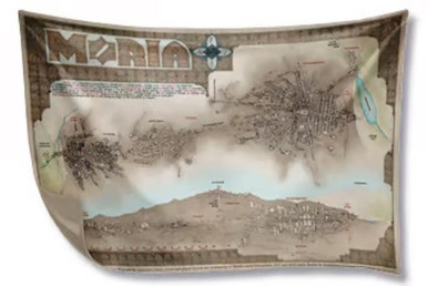 The One Ring RPG 2nd Edition: Moria Cloth Map | Magic Madhouse