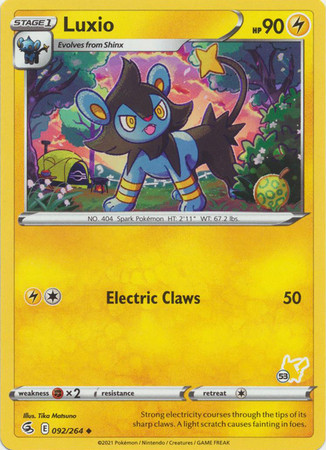 Fusion Strike 092/264 Luxio (Pikachu Symbol 53) | Magic Madhouse