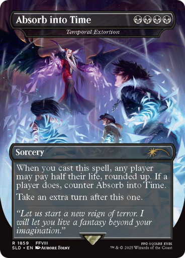 Temporal Extortion [Absorb into Time] (Foil) (Secret Lair - FINAL ...