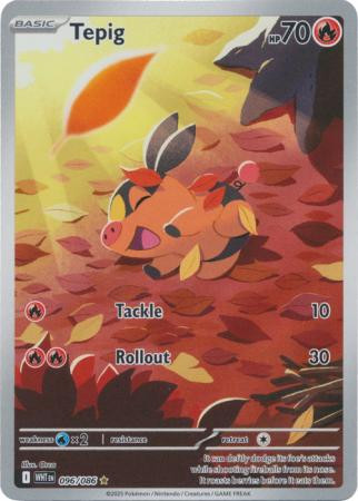 SV White Flare 096/086 Tepig (Illustration Rare) | Magic Madhouse