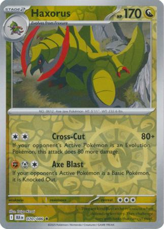 SV Black Bolt 070/086 Haxorus (Reverse Holo) | Magic Madhouse