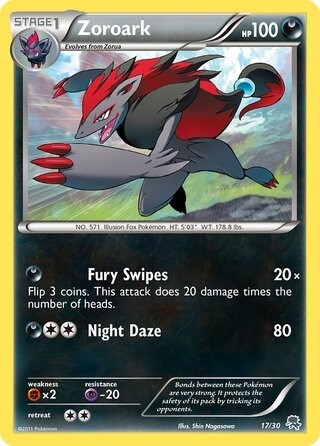 Trainer Kit: Zoroark Deck 17/30 Zoroark (Non-Holo) | Magic Madhouse