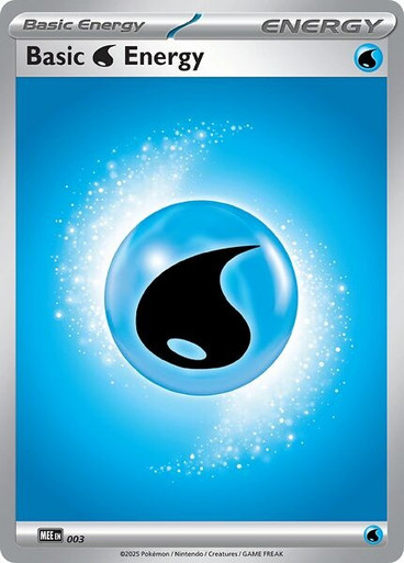 Mega Evolution MEE EN03 Basic Water Energy (Non-Holo) | Magic Madhouse
