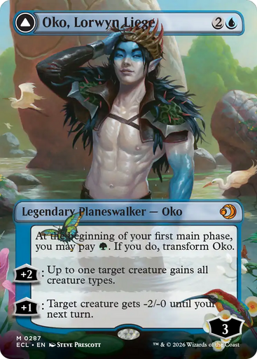 Oko, Lorwyn Liege // Oko, Shadowmoor Scion (Borderless Foil) | Magic ...
