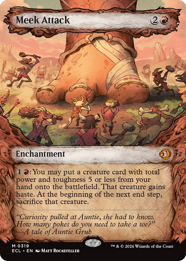 Meek Attack (Fable Frame Foil) | Magic Madhouse