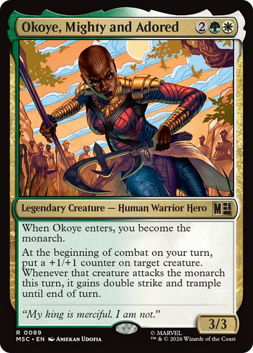Okoye, Mighty and Adored (Foil) | Magic Madhouse