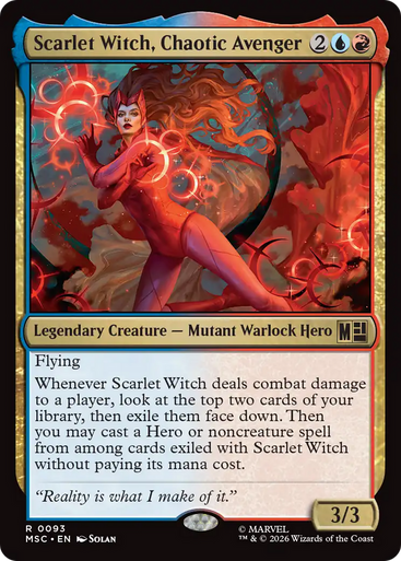 Scarlet Witch, Chaotic Avenger (Surge Foil) | Magic Madhouse