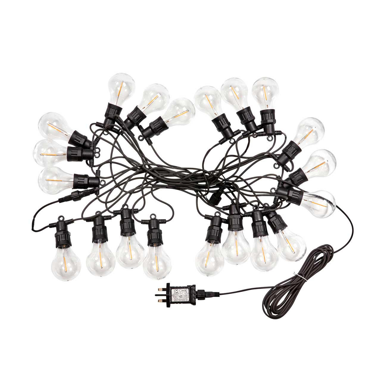 Eureka Lighting LED Party Festoon Light (Set of 20 Lights) Warm White ...