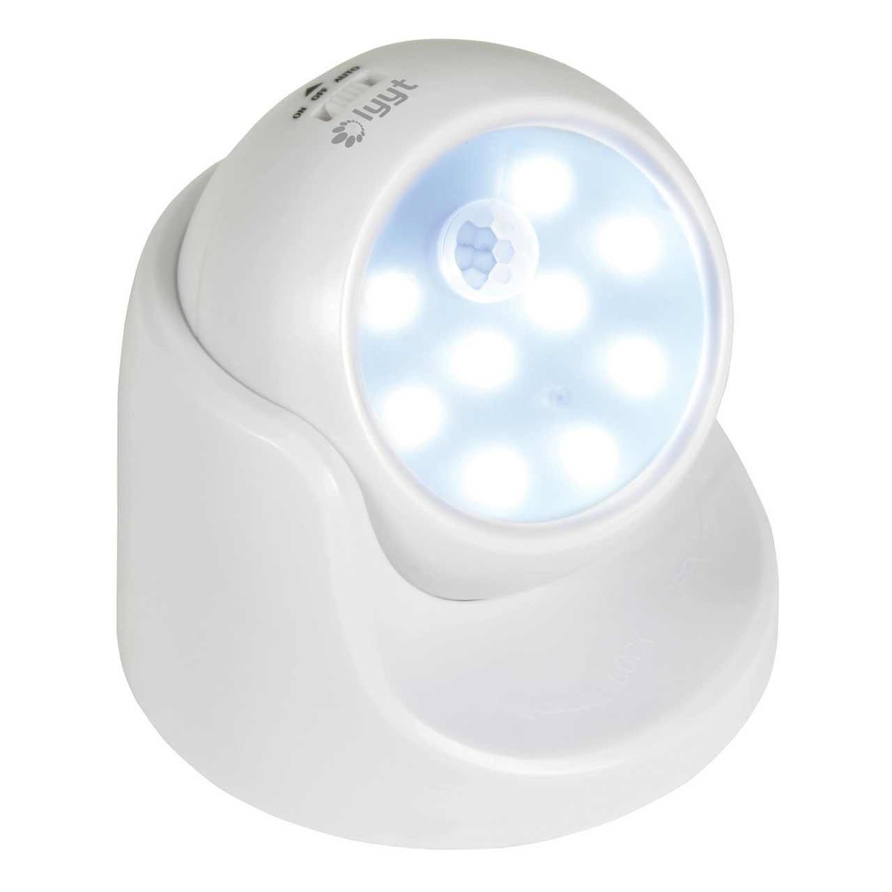 Lyyt Wireless LED Motion Sensor Light & Detachable Torch White ...