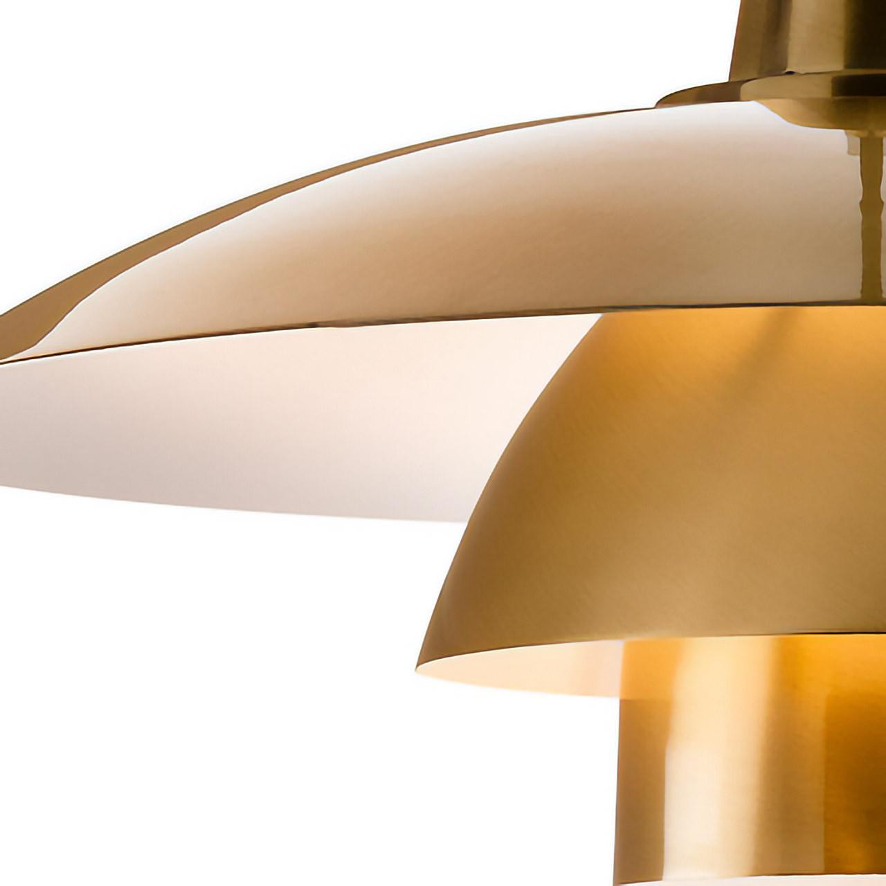 Firstlight Olsen 40cm Pendant Light in Brushed Brass | Lightbulbs Direct
