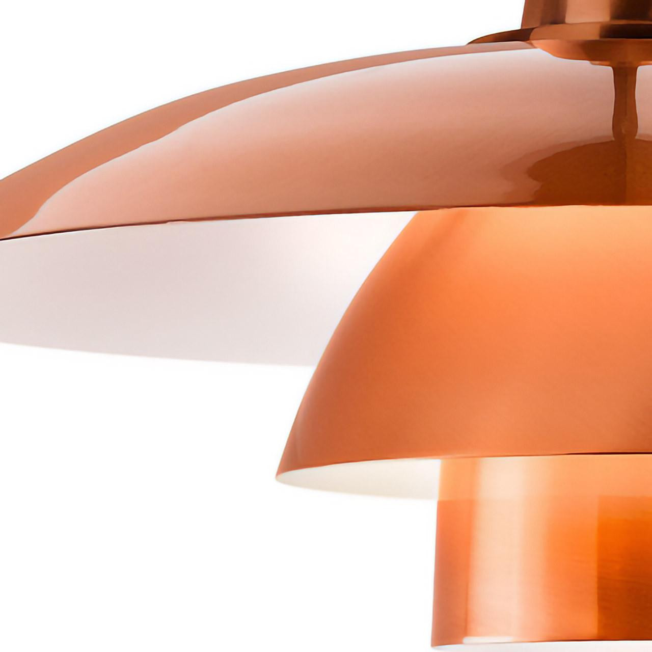 Firstlight Olsen 40cm Pendant Light in Brushed Copper | Lightbulbs Direct