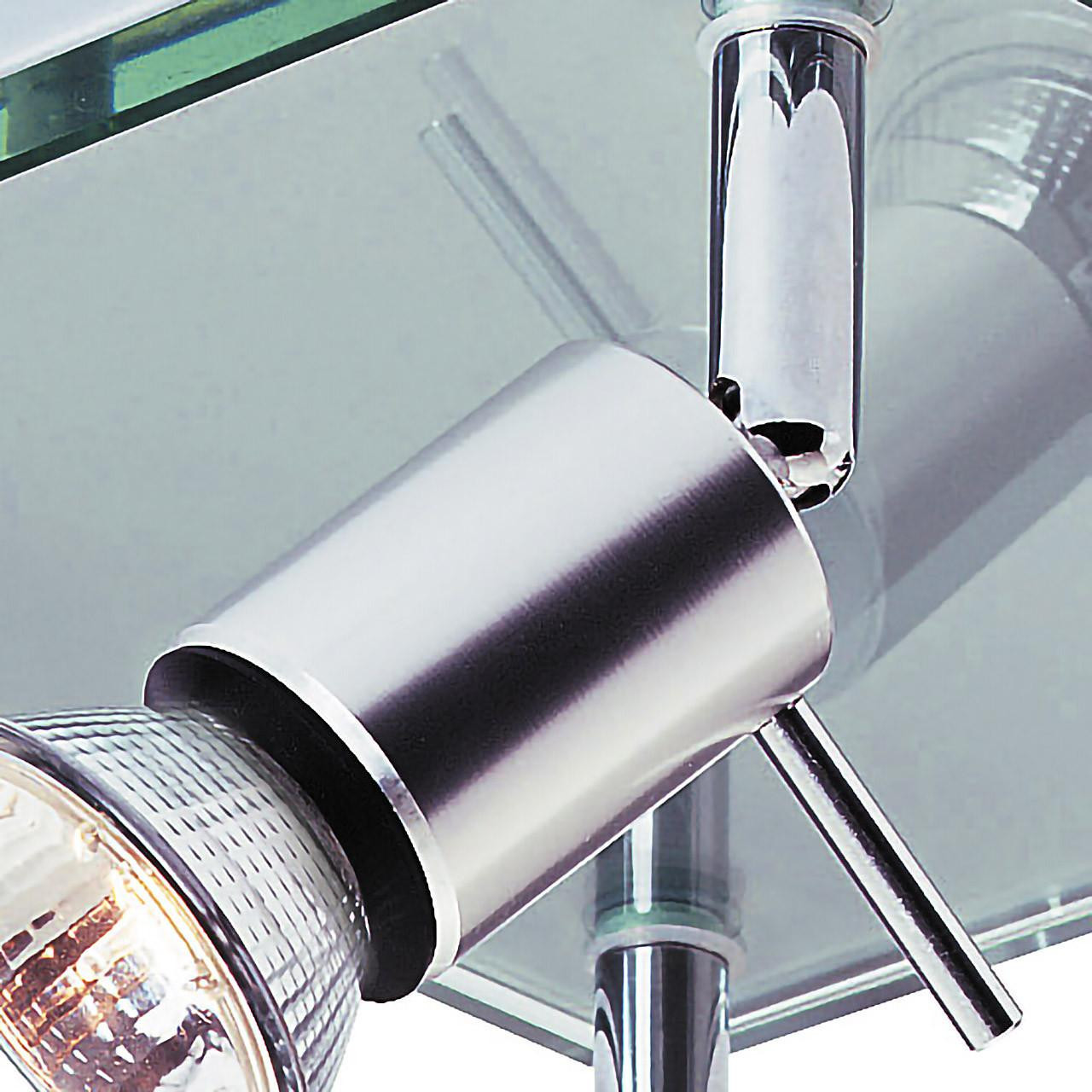 Firstlight Aqua 4-Light Ceiling Spotlight in Aluminium | Lightbulbs Direct