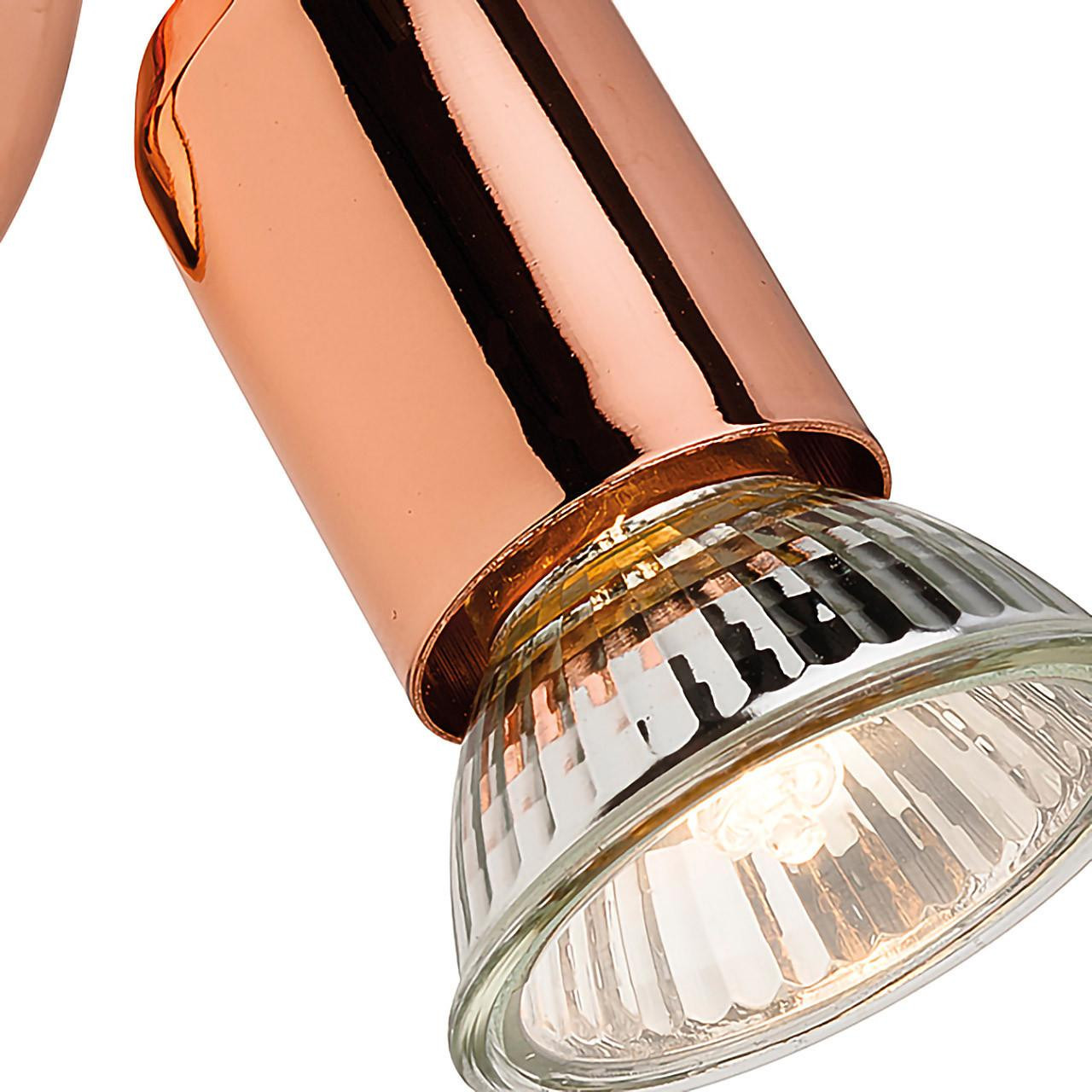 Firstlight Runner Wall Spotlight in Copper | Lightbulbs Direct