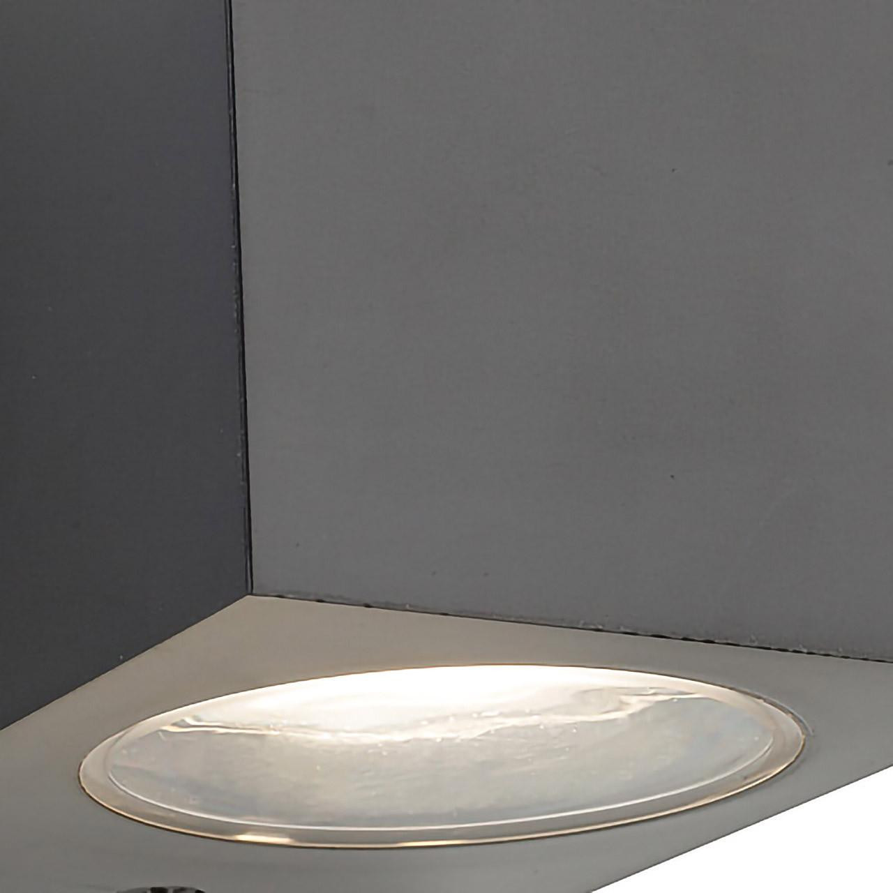 Firstlight Hawk Outdoor Wall Downlight in Graphite | Lightbulbs Direct