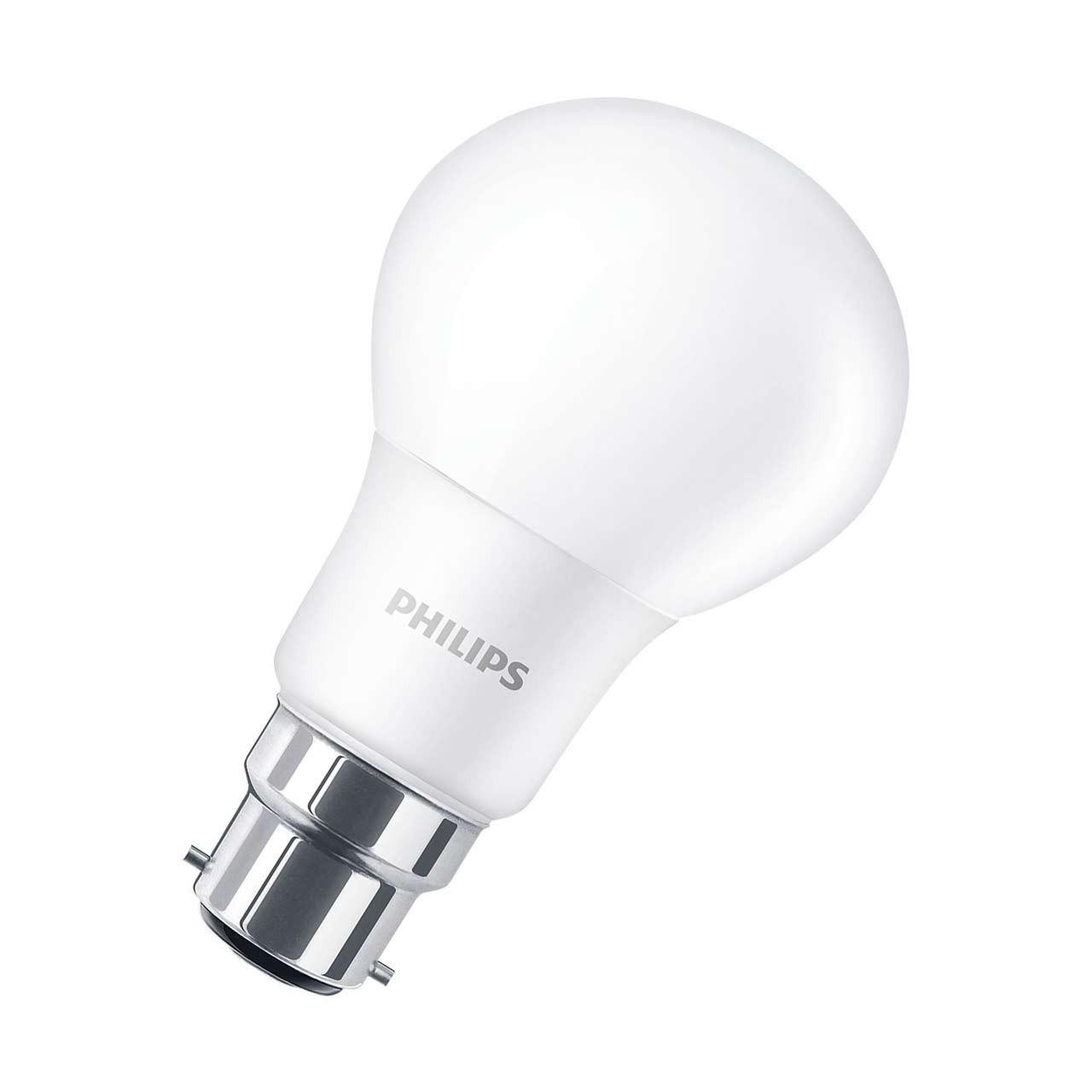 Philips CorePro LED GLS 8W B22 Warm White Opal | Lightbulbs Direct