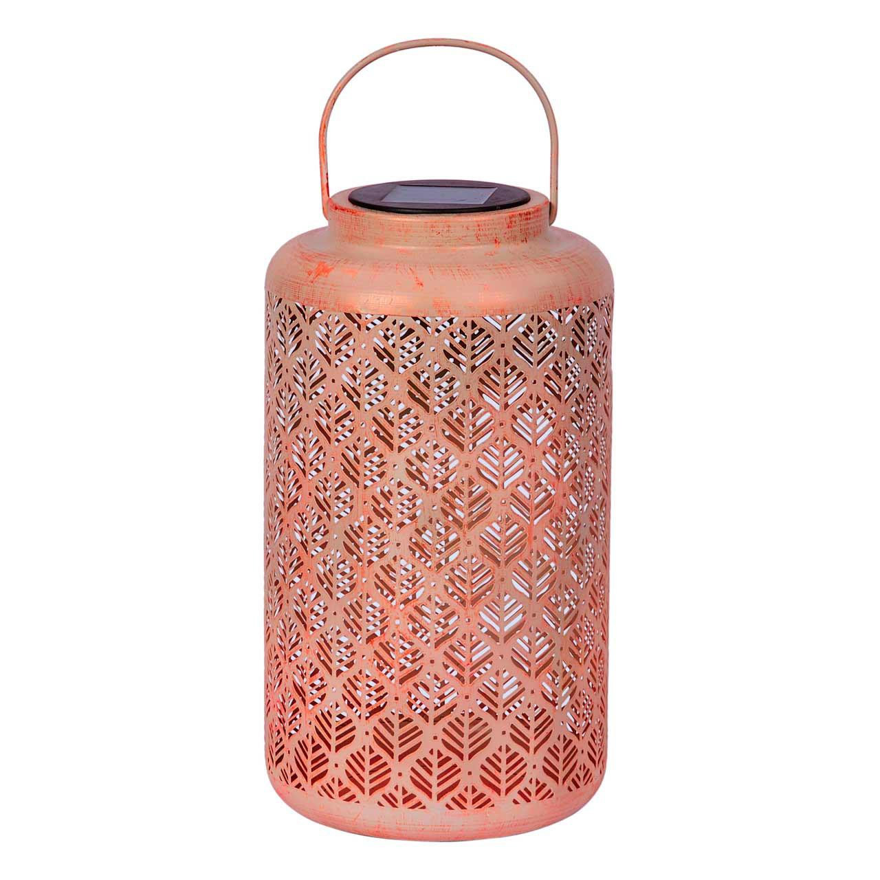 Smart Solar Solaire LED Solar Lantern - Terracotta | Lightbulbs Direct