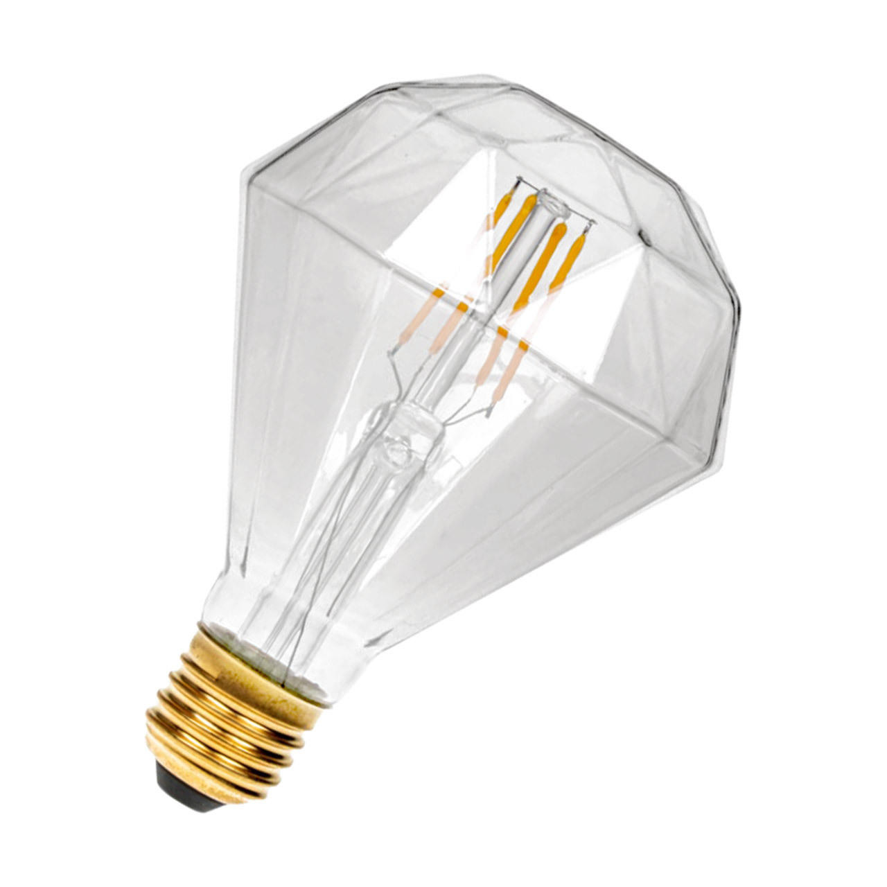 Prolite LED G125 Globe 6W E27 Dim 2200K Crackle | Lightbulbs Direct