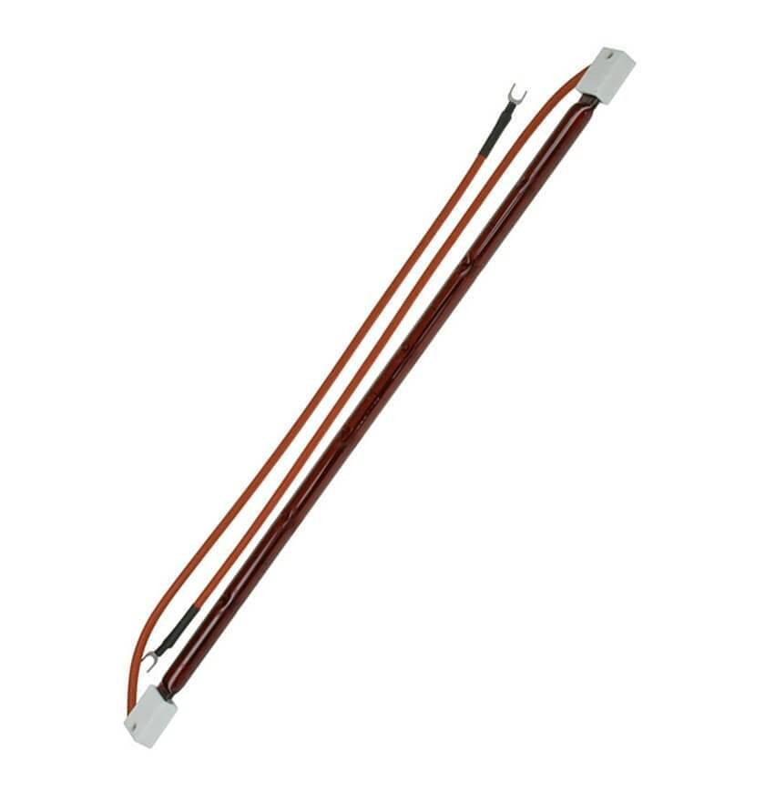 Prolite Infrared Heater Lamp 254mm 1300W R7s Ruby | Lightbulbs Direct