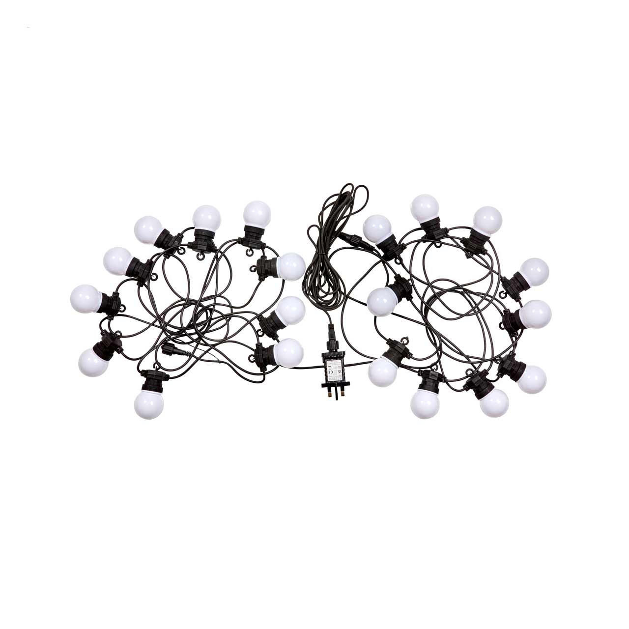 Eureka Lighting LED Party Festoon Light (Set of 20 Lights) Cool White ...