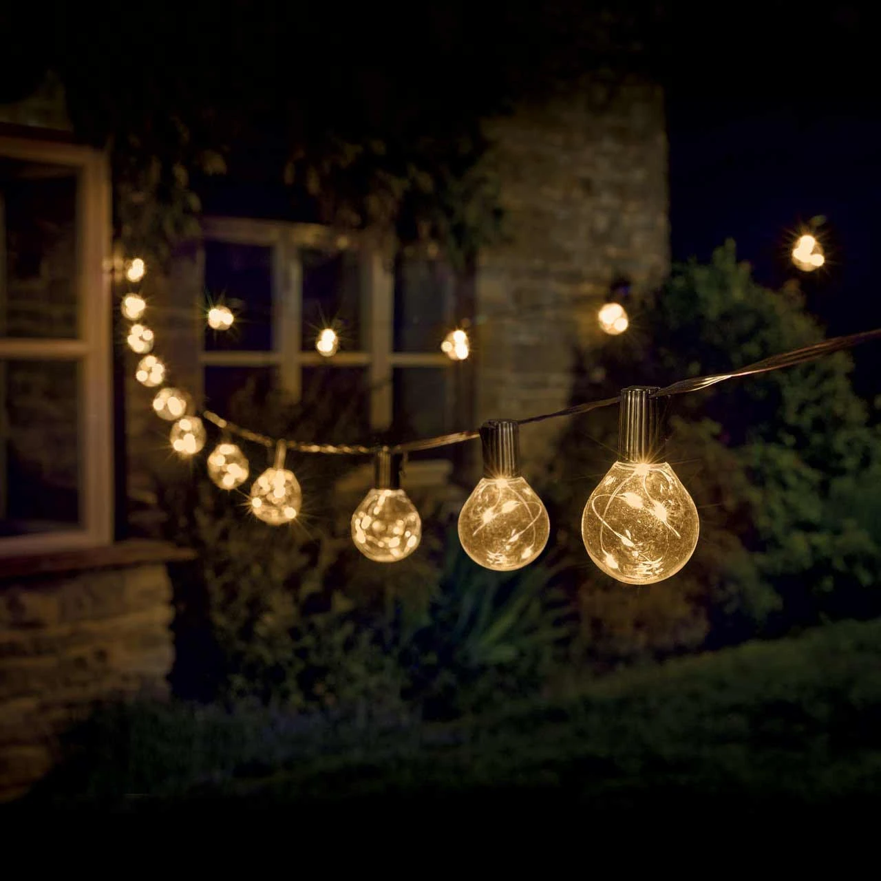 Eureka Lighting LED Firefly Festoon Light (Set of 20 Lights) Warm White ...