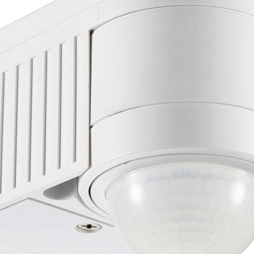 Zink Corner PIR Sensor Alia White 12m | Lightbulbs Direct
