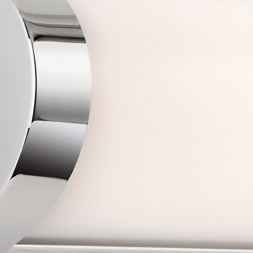 Firstlight LED Kobe 350mm Wall Light Warm White 3000K Opal in Chrome ...