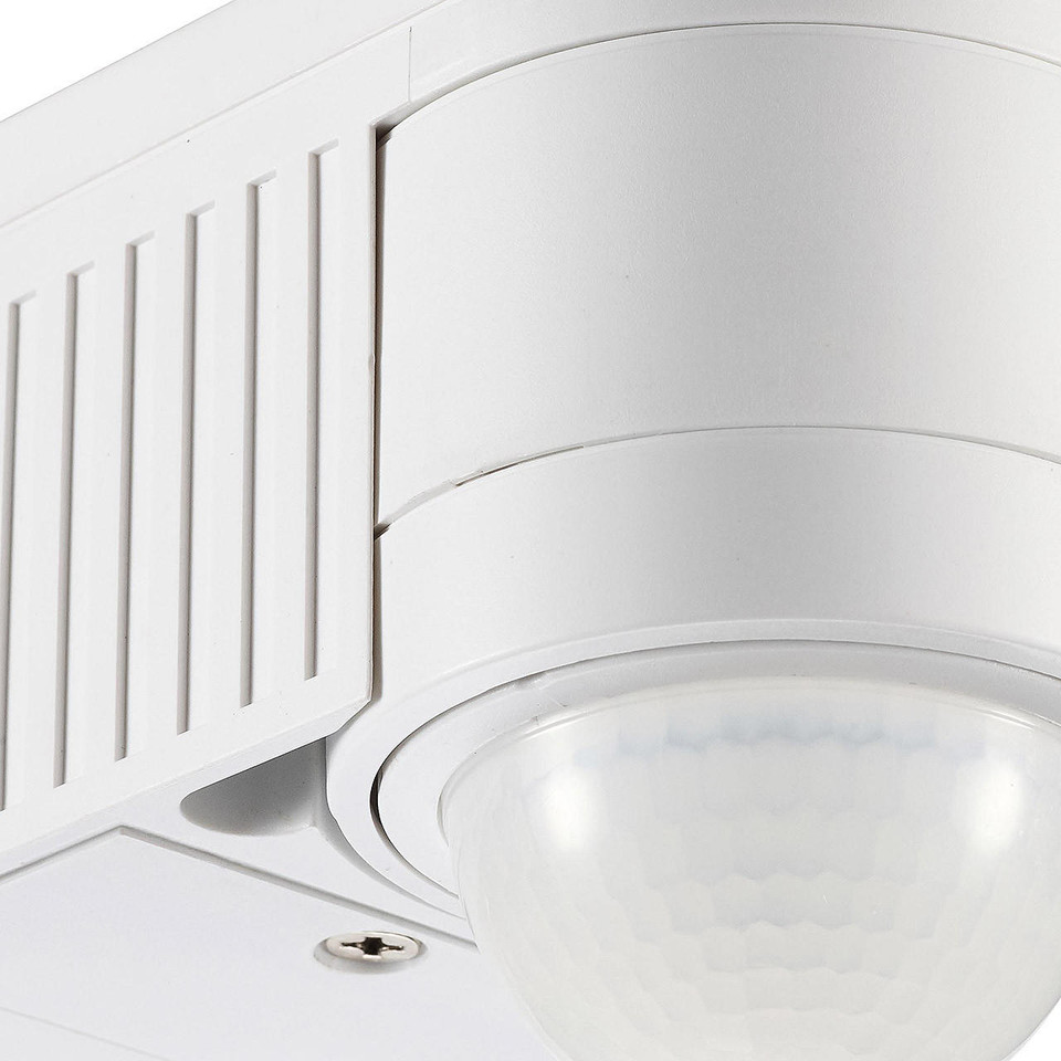 Zink Corner PIR Sensor Alia White 12m | Lightbulbs Direct