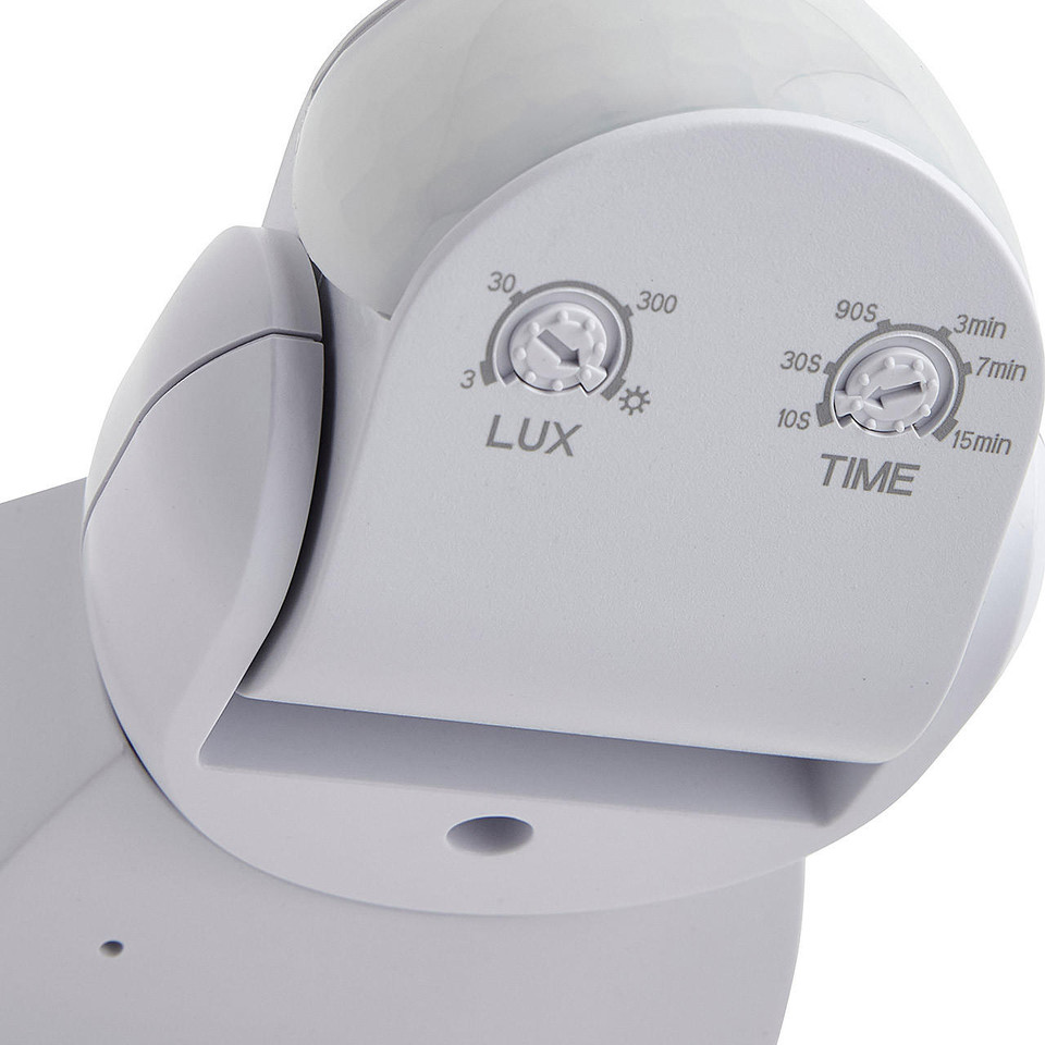 Zink Adjustable PIR Sensor Dion White 12m | Lightbulbs Direct