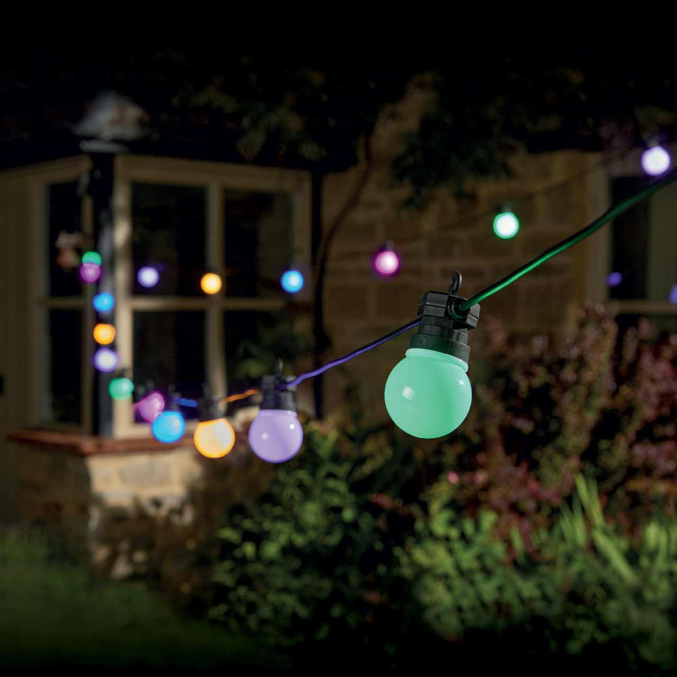 Eureka Lighting LED Vintage Festoon Light (Set of 20 Lights) Multi ...