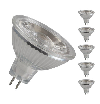 Crompton LED MR16 5W 12V 5-Pack Cool White | Lightbulbs Direct