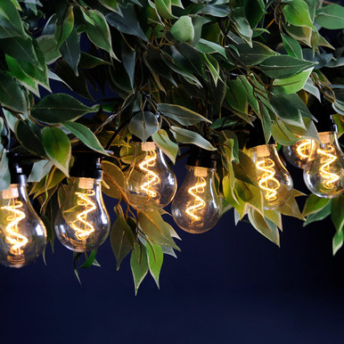 Festive LED Spiral Filament Connectable Outdoor Festoon Light ...