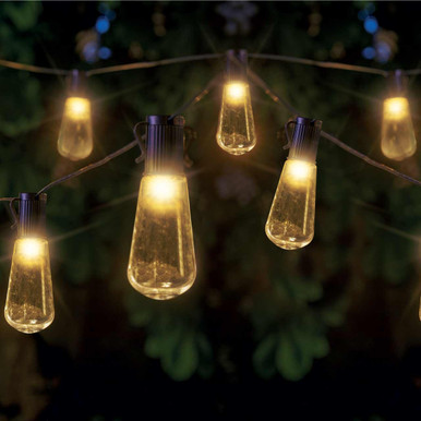 SuperBright LED DecoBulb Solar String Light (Set of 40 Lights ...