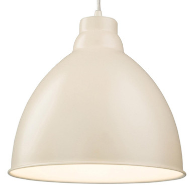 Firstlight Union 26cm Pendant Light in Cream | Lightbulbs Direct